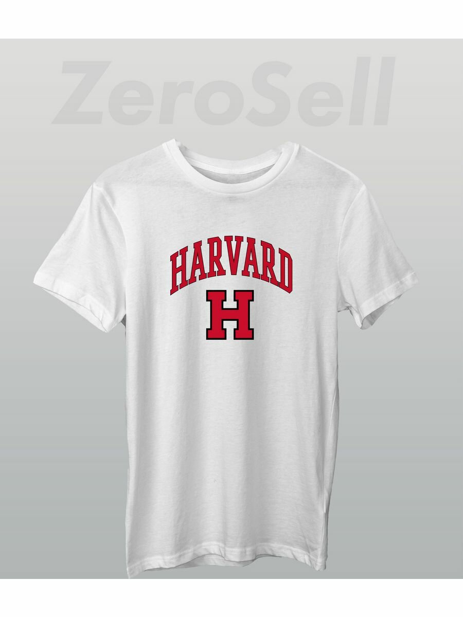 Футболка надпись гарвард harvard
