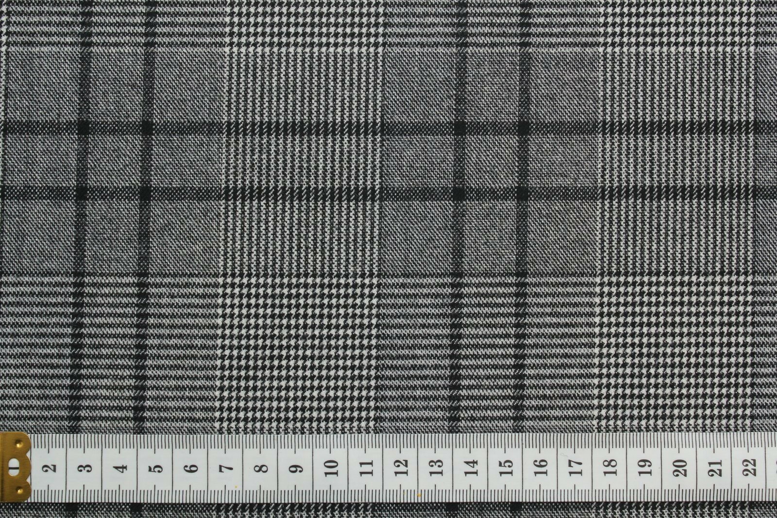 Ткань костюмная стрейч чёрно-графитового цвета, 380 г/пм, ш142см, 0,5 м