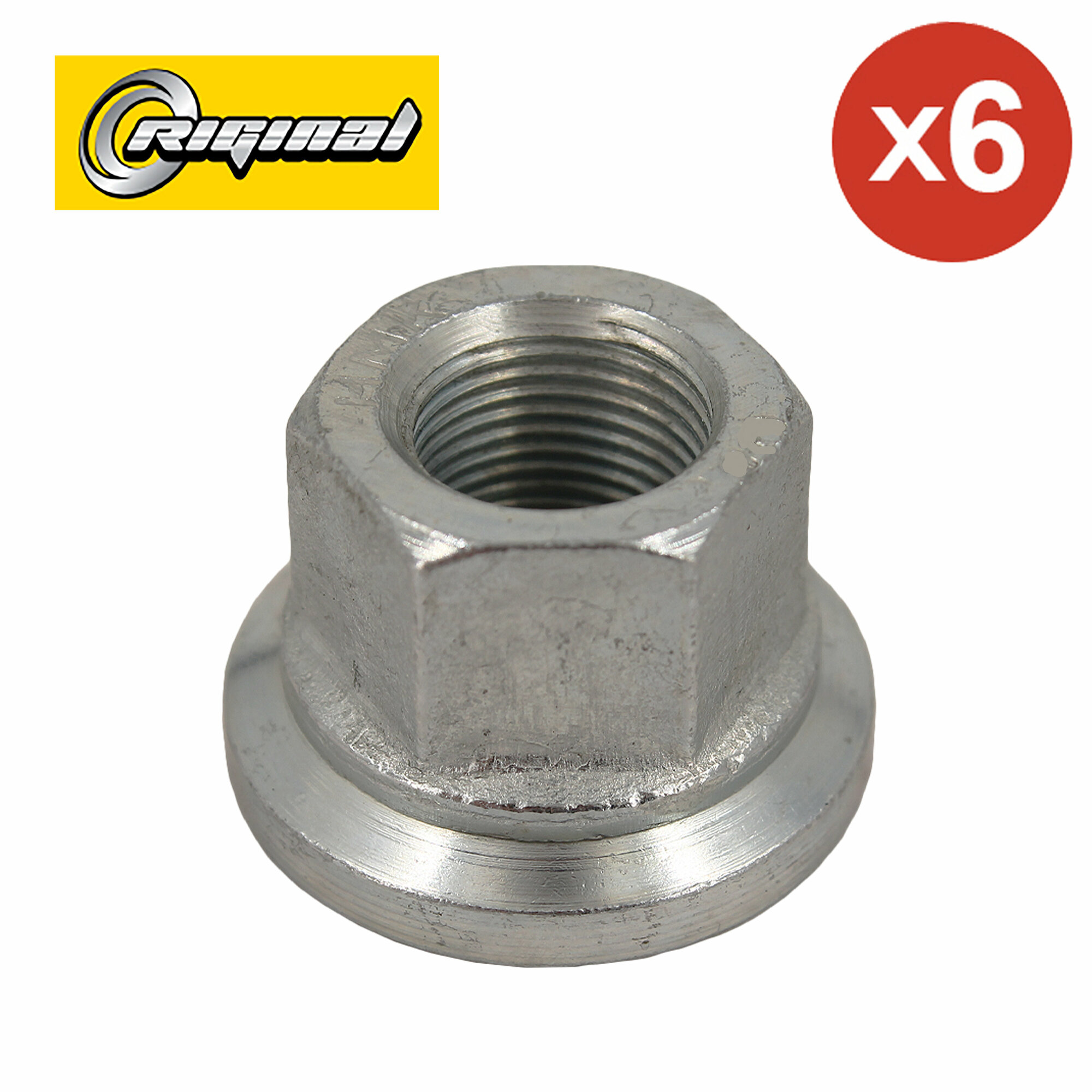 Гайка колеса для а/м Г-4301, ПАЗ, Газон-NEXT, КАМАЗ (к-т 6шт) Riginal