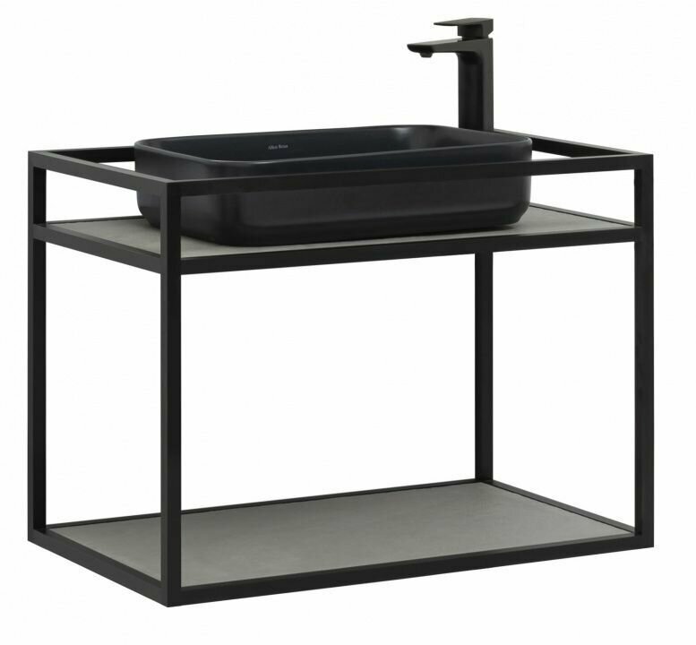 Консоль под раковину Allen Brau Liberty 75 1.33001. BB черный браш – раковина для ванной комнаты