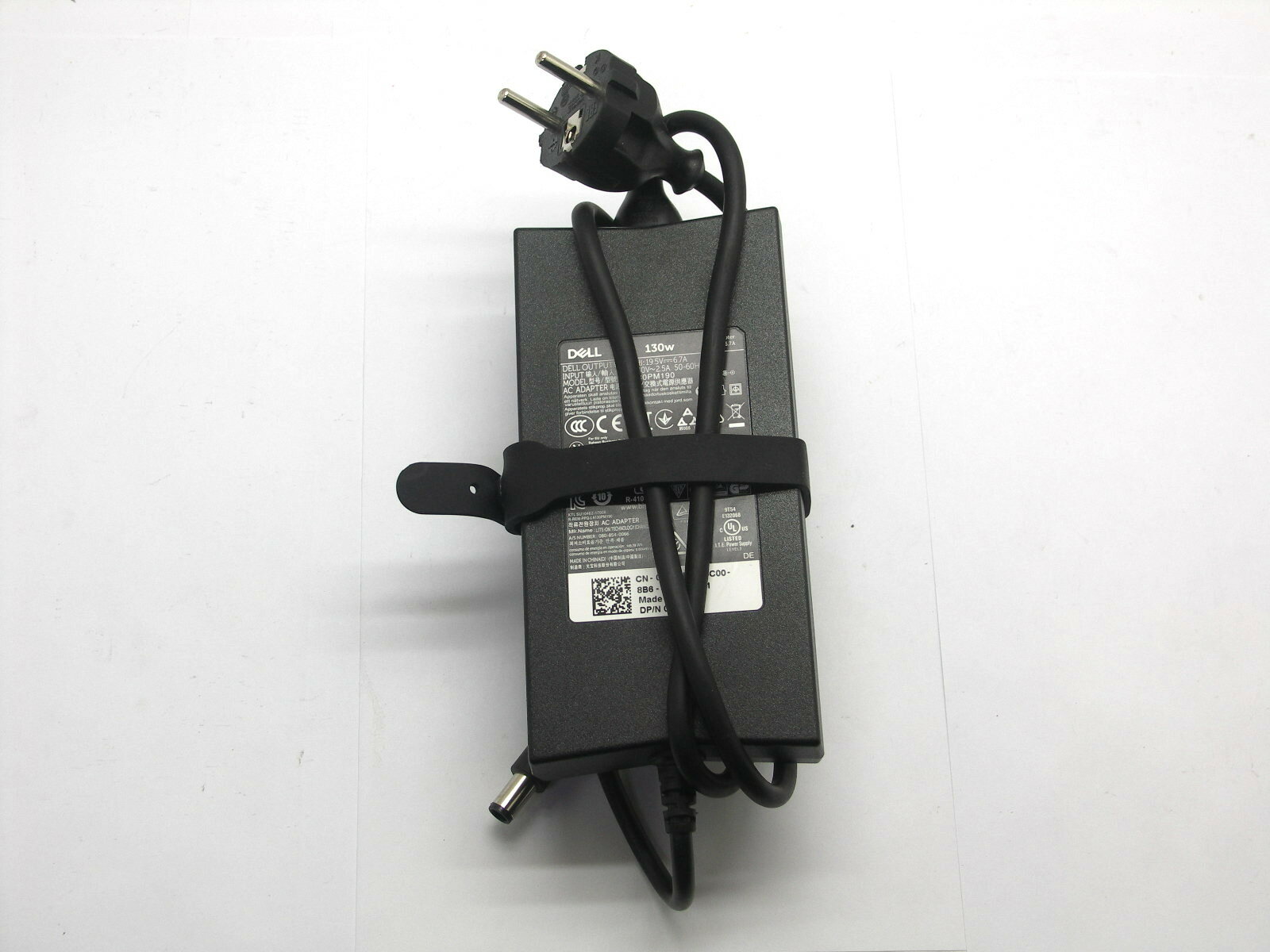 Блок питания для Dell 19,5V/6,7A 130W, разъем 7,4x5 с иглой, с кабелем в розетку, ORG, ADP-DE-156