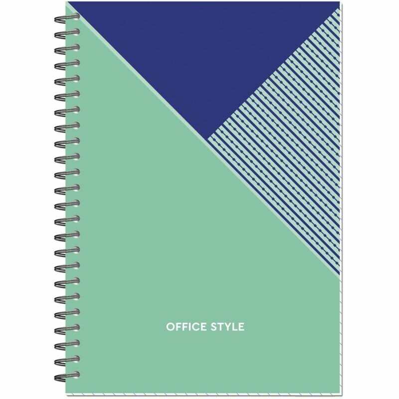 Attache Economy Бизнес-тетрадь Office Style, бирюзовая, А5, 48 листов, клетка