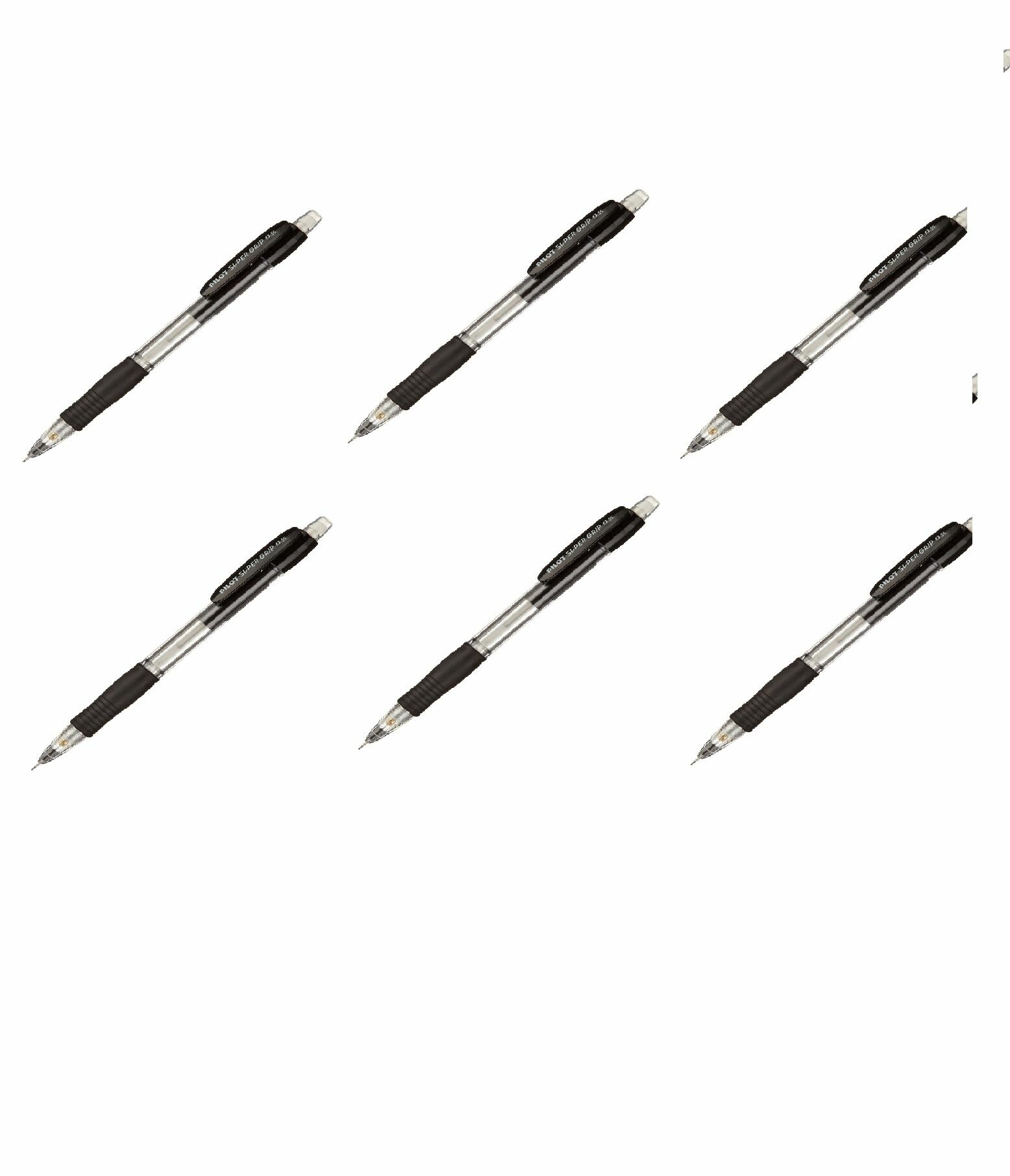 Pilot Карандаш механический H-185 0,5 мм черный, 6 уп