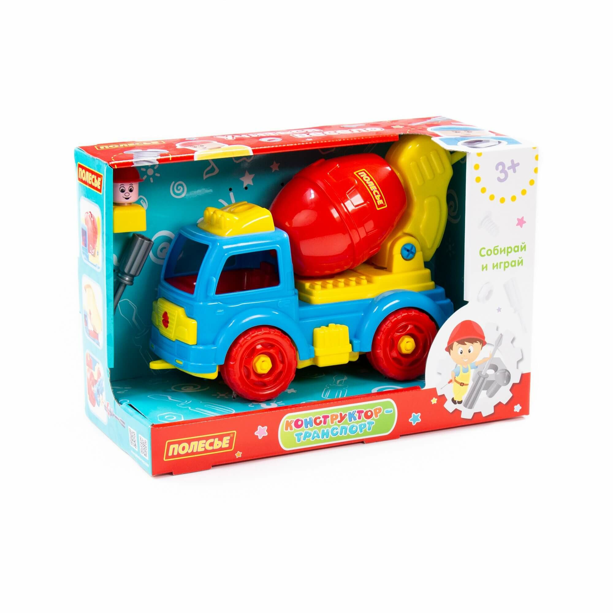 Полесье Конструктор Бетоновоз 29 деталей