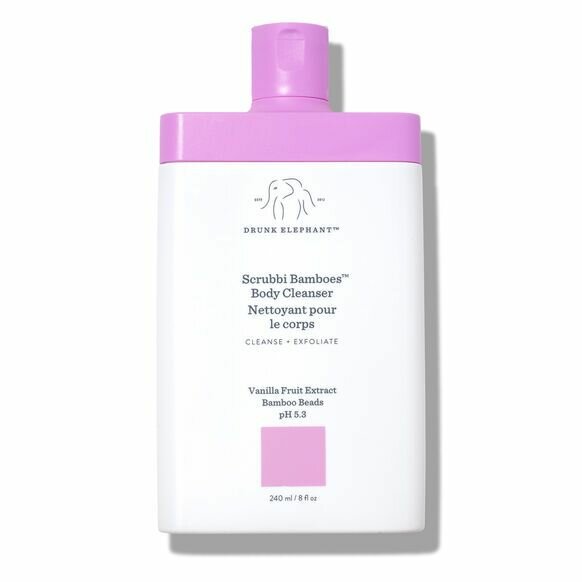 Drunk Elephant Средство для очищения кожи Scrubbi Bamboes Body Cleanser, 240мл