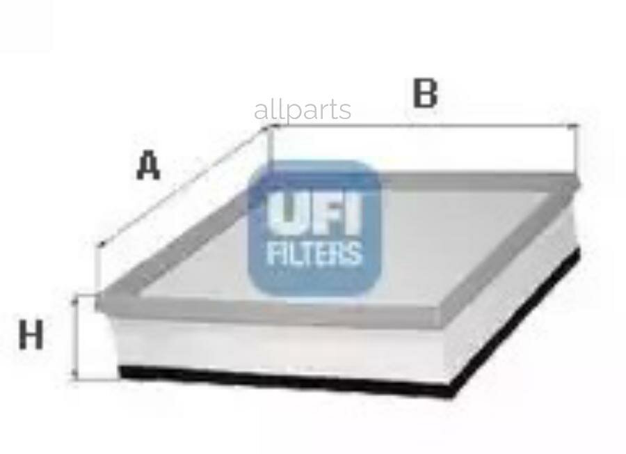 UFI 3033000 фильтр воздушный!\ Citroen C8/Jumpy, Fiat Scudo, Peugeot 807/Expert 2.0i/D/HDi 06>