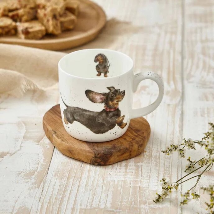 Кружка Royal Worcester Забавная фауна, Веселая такса 310мл