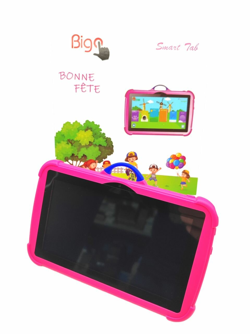 Детский планшет Bigo SmartTab 7 Android 8 розовый