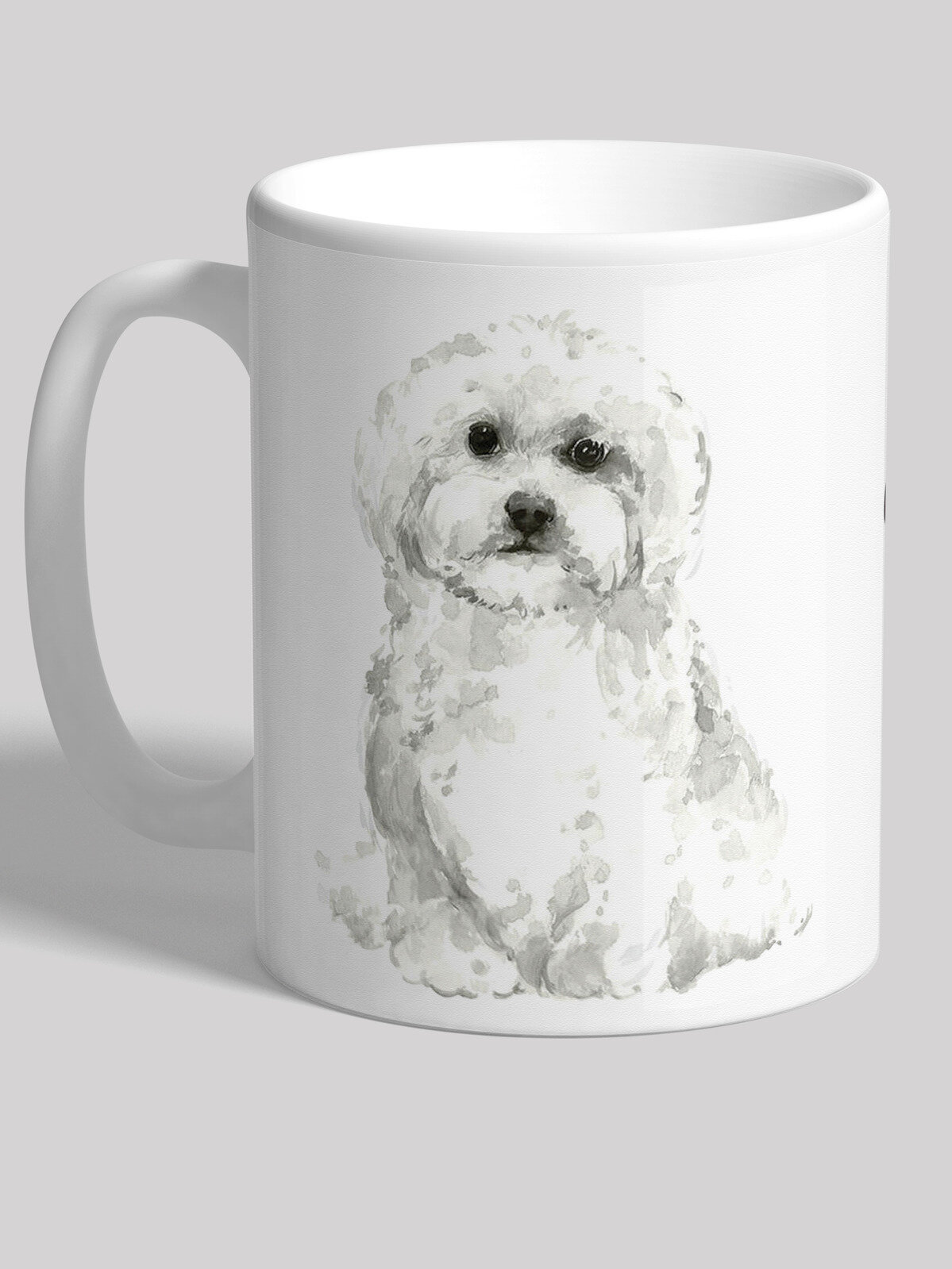 Кружка cooperative.moscow " Лучший друг Гаванский бишон" (Гаванский бишон, кружка с бишоном, собаковод, собаколюб, собака, подарок с любовью, друг человека, кружка с собакой) , 330 мл, 1 шт