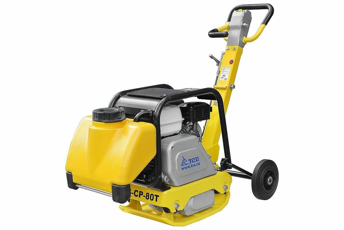 Виброплита реверсивная TSS-CP-240, 80 кг, бензиновый двигатель Honda GX160, гидравлический привод