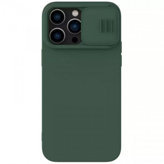 Nillkin CamShield Silky Magnetic Силиконовый чехол для магнитной зарядки с защитой камеры для iPhone 14 Pro Max