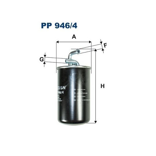 Фильтр топливный для автомобиля Chrysler, FILTRON PP946/4 (1 шт.)