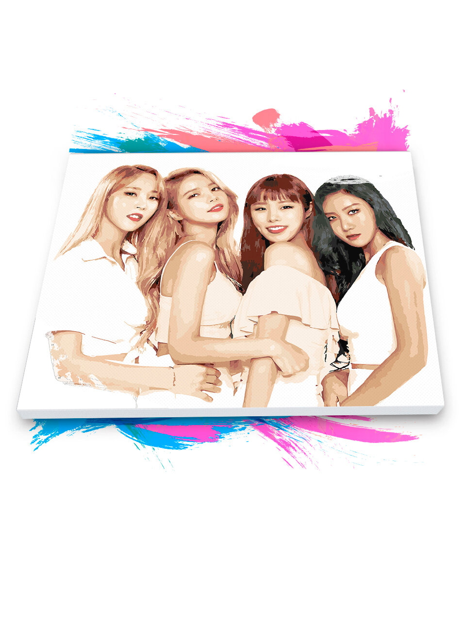 Картина по номерам на холсте MAMAMOO, 70 х 100 см