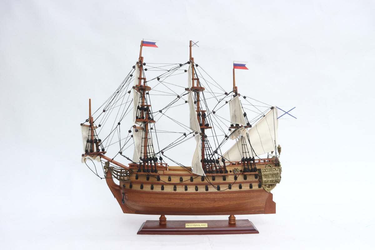 Модель парусника Ингерманланд, Россия, 50*10*48см KSVA-TS-0099-W-40