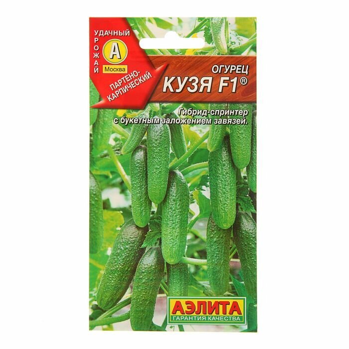 Семена Огурец 'Кузя' F1, партенокарпический, 10 шт