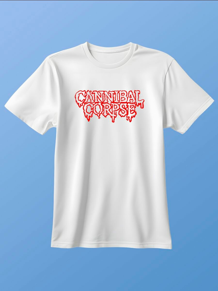 Футболка с надписью cannibal corpse
