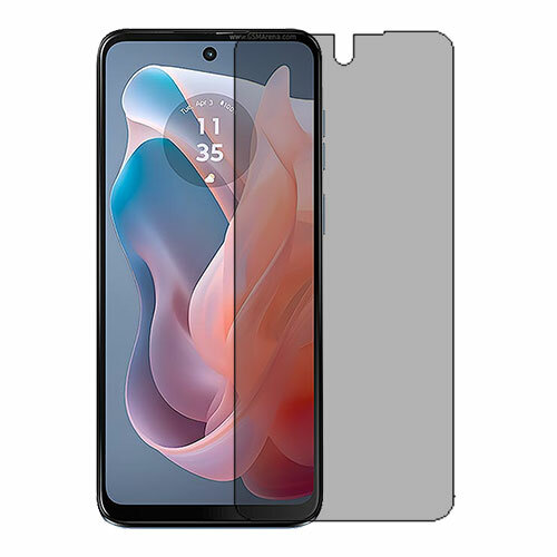 Скрин Мобайл защитный экран для Motorola Moto G Play (2024) из нано стекло 9H приватное