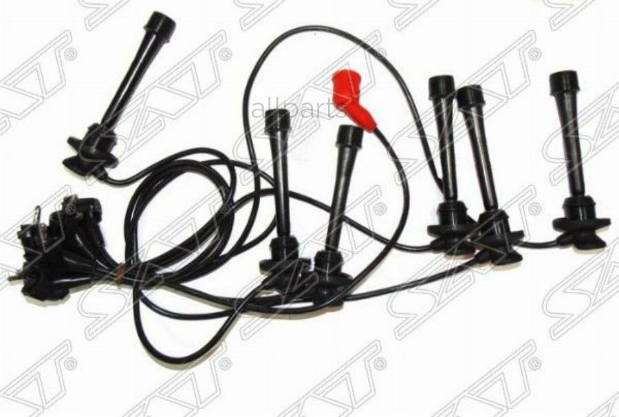 SAT ST-90919-21562 Провода высоковольтные Toyota Mark II (X90) 92-96 / Chaser 92-96 1GFE (Круглое основание)