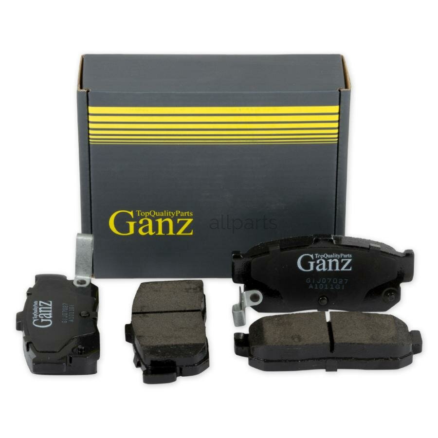 GANZ GIJ07027 Колодки задние NISSAN Almera N15/N16 1.5…1.8L/Maxima A32 2.0/3.0L GANZ GIJ07027