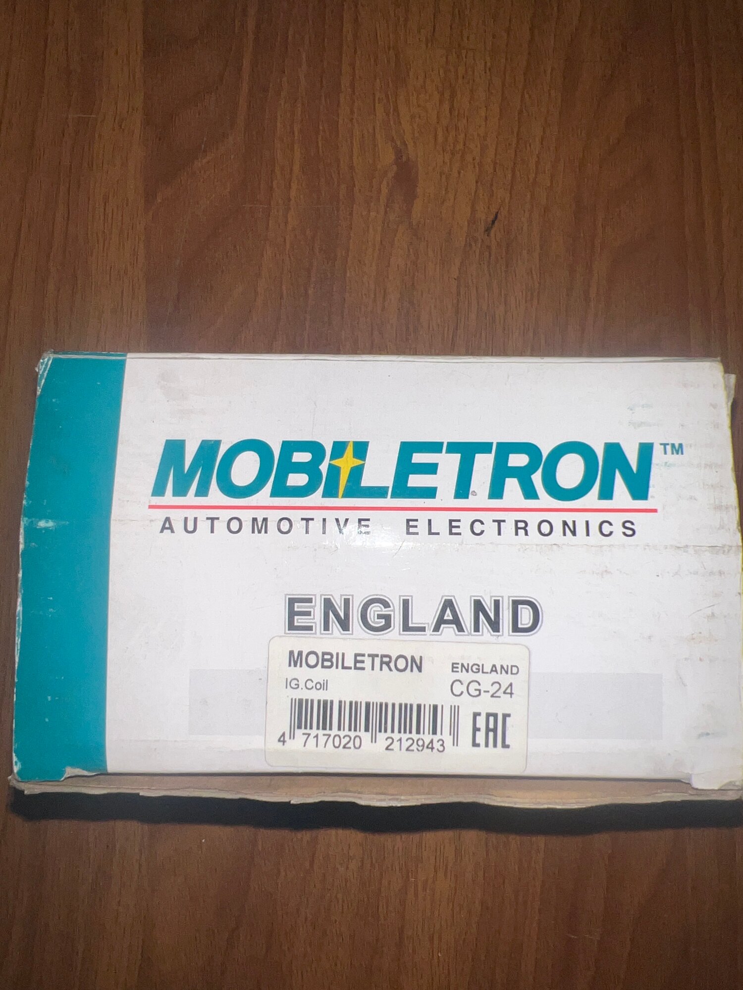 MOBILETRON CG24 MOBCG-24_катушка зажигания!\ Daewoo Nubira/Rezzo/Lanos 1.4i-2.0i 96>, Chevrolet Aveo 06>