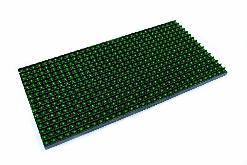 Светодиодный модуль LED зеленый для бегущей строки Р10