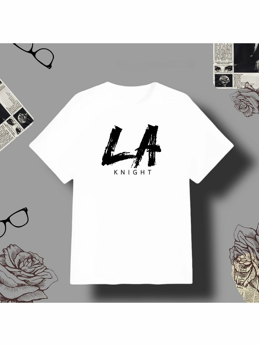 Футболка с надписью лос анжелес los angeles