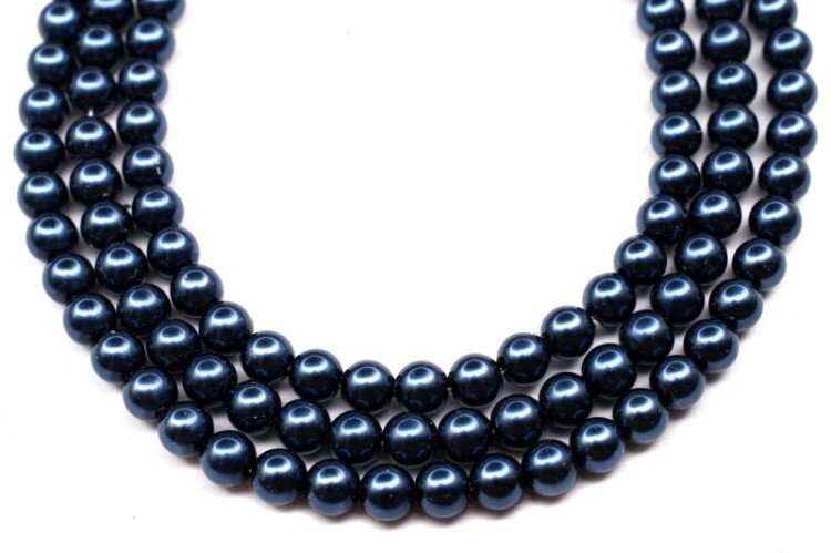 Жемчуг Preciosa Maxima, цвет blue, 4мм, 704-169, 10шт
