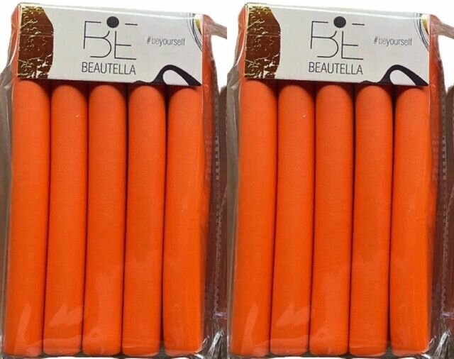 BEAUTELLA Бигуди-бумеранги, d 2см, 18 см, 10шт, 2 уп