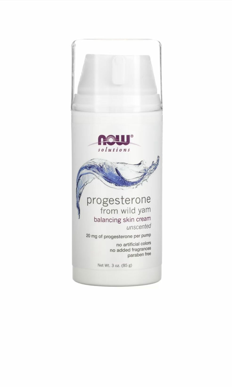 Прогестероновый Крем из Дикого Ямса NOW Progesterone from Wild Yam 85 грамм