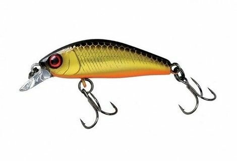 Воблер JACKALL CHUBBY MINNOW 35SP 2.3g цвет HL GOLD & BLACK