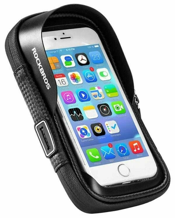 Чехол-органайзер Rockbros B17-3 для смартфона, на руль, для разных моделей велосипедов
