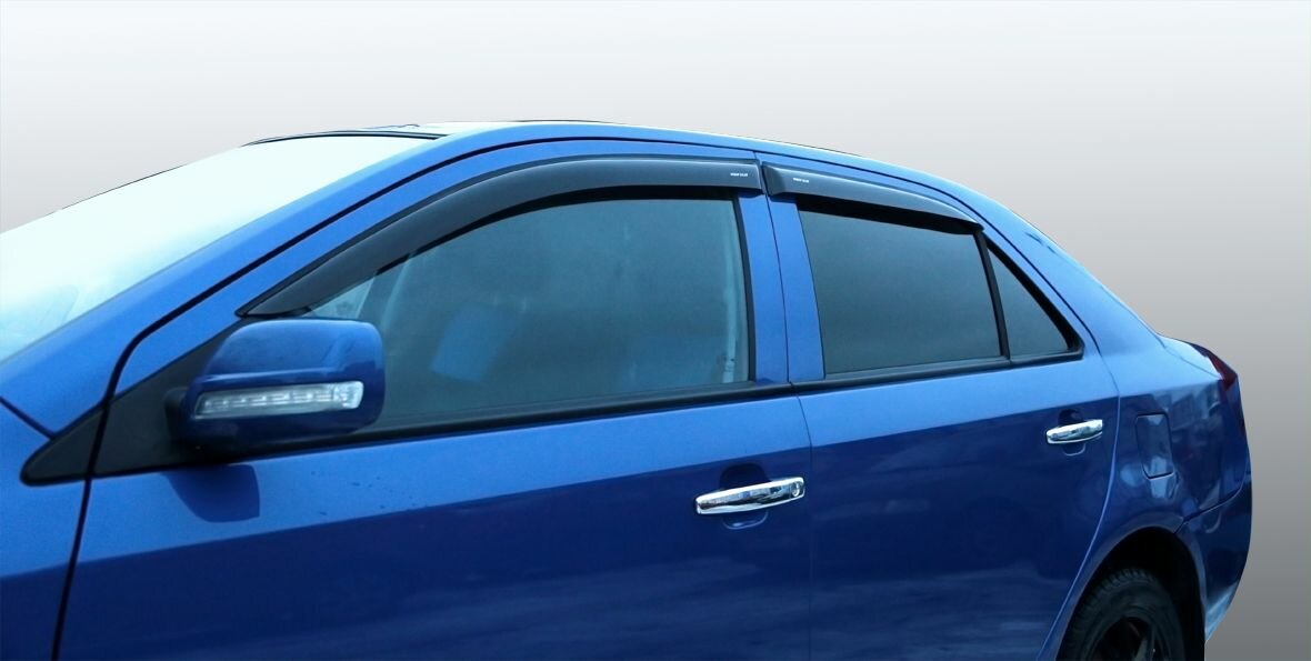 Дефлекторы для окон (ветровик) Geely MK cедан с 2006г