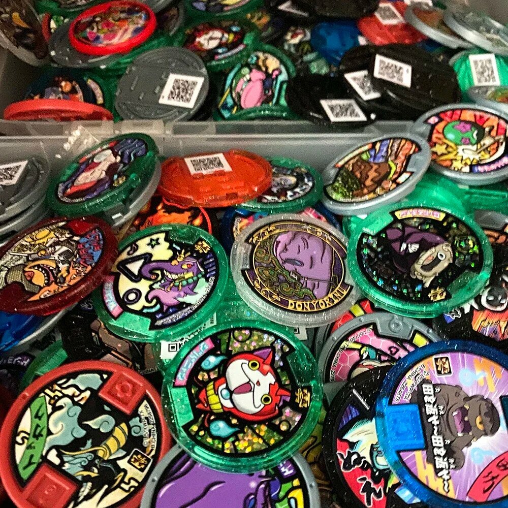 Коллекционные медали Yo-Kai Watch Bandai 100 pcs