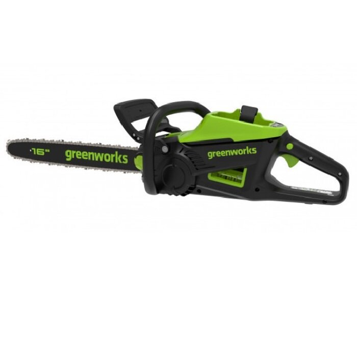 Пила цепная аккумуляторная Greenworks 2008907, 60V, 40 см, бесщеточная, 2500 Вт