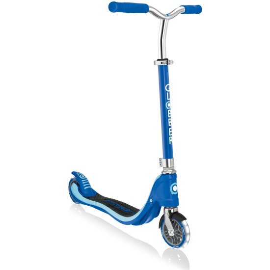 Самокат Globber Flow 125 Lights, синий