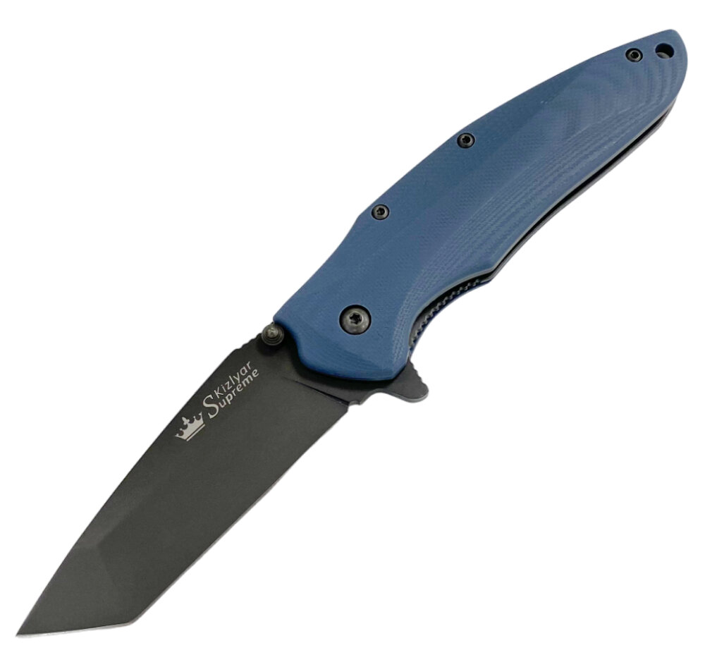 Складной нож Zorg, сталь D2, Gray Titanium, 4650065054539