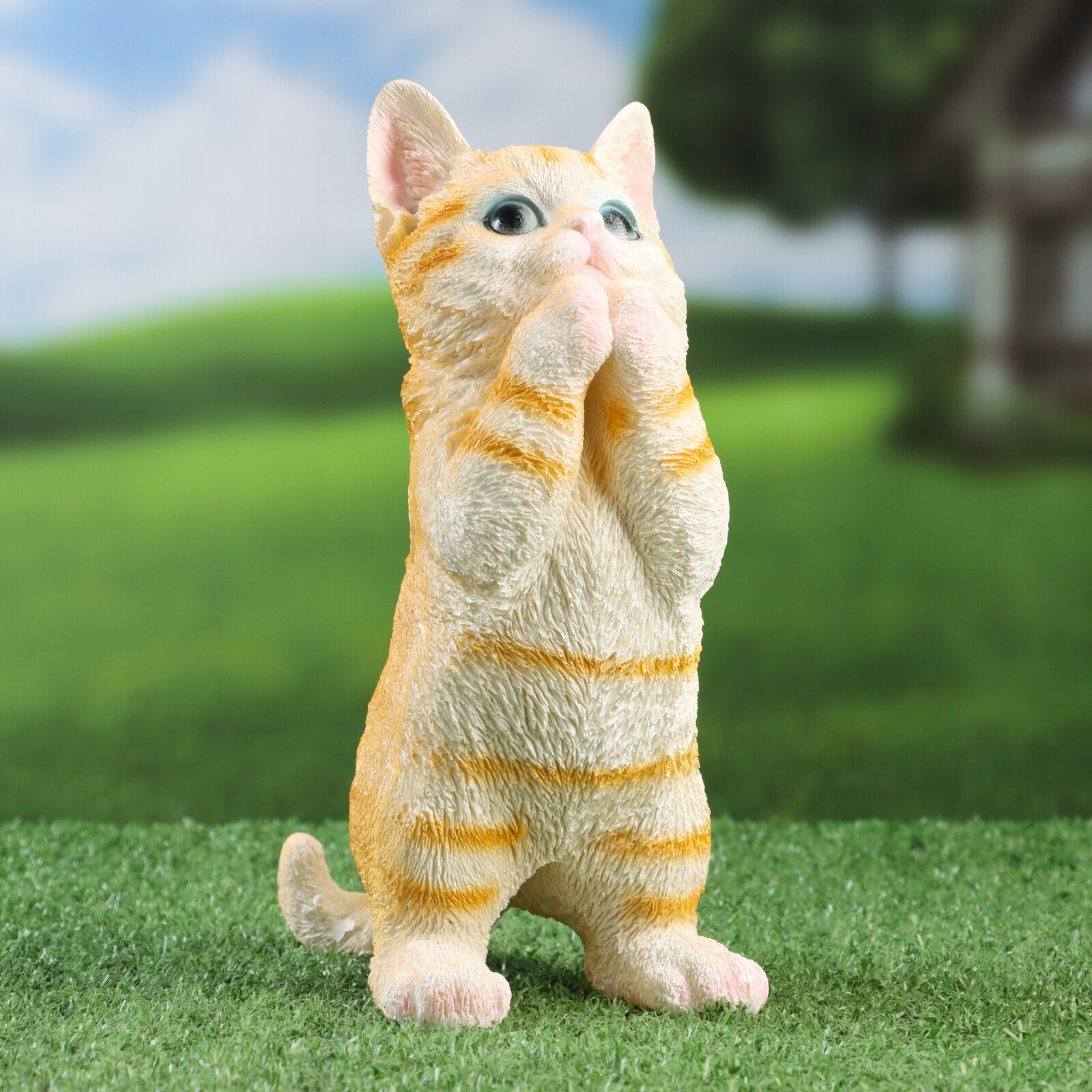 Фигурка "Попрошайка рыжий" 10х16х22см