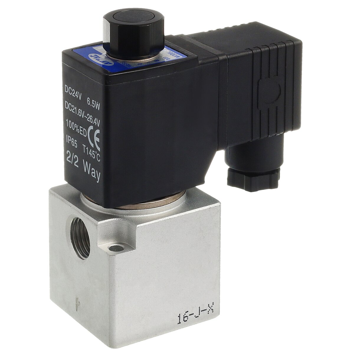 3V308NCBG (3V3-08) пневмораспределитель Airtac 3/2 НЗ, G1/4 с катушкой 24VDC прямого действия