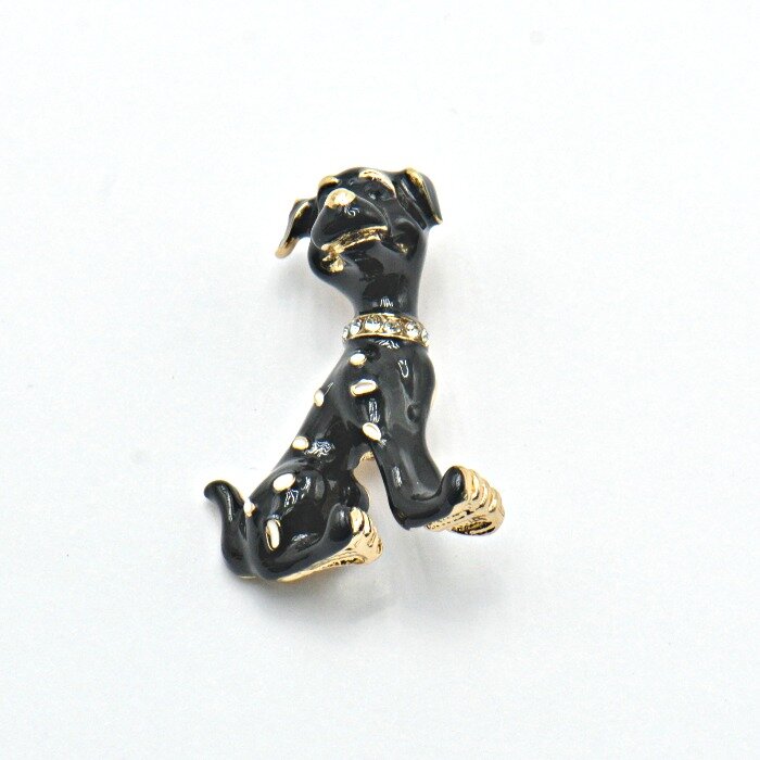 Брошь, эмаль, кристаллы Swarovski