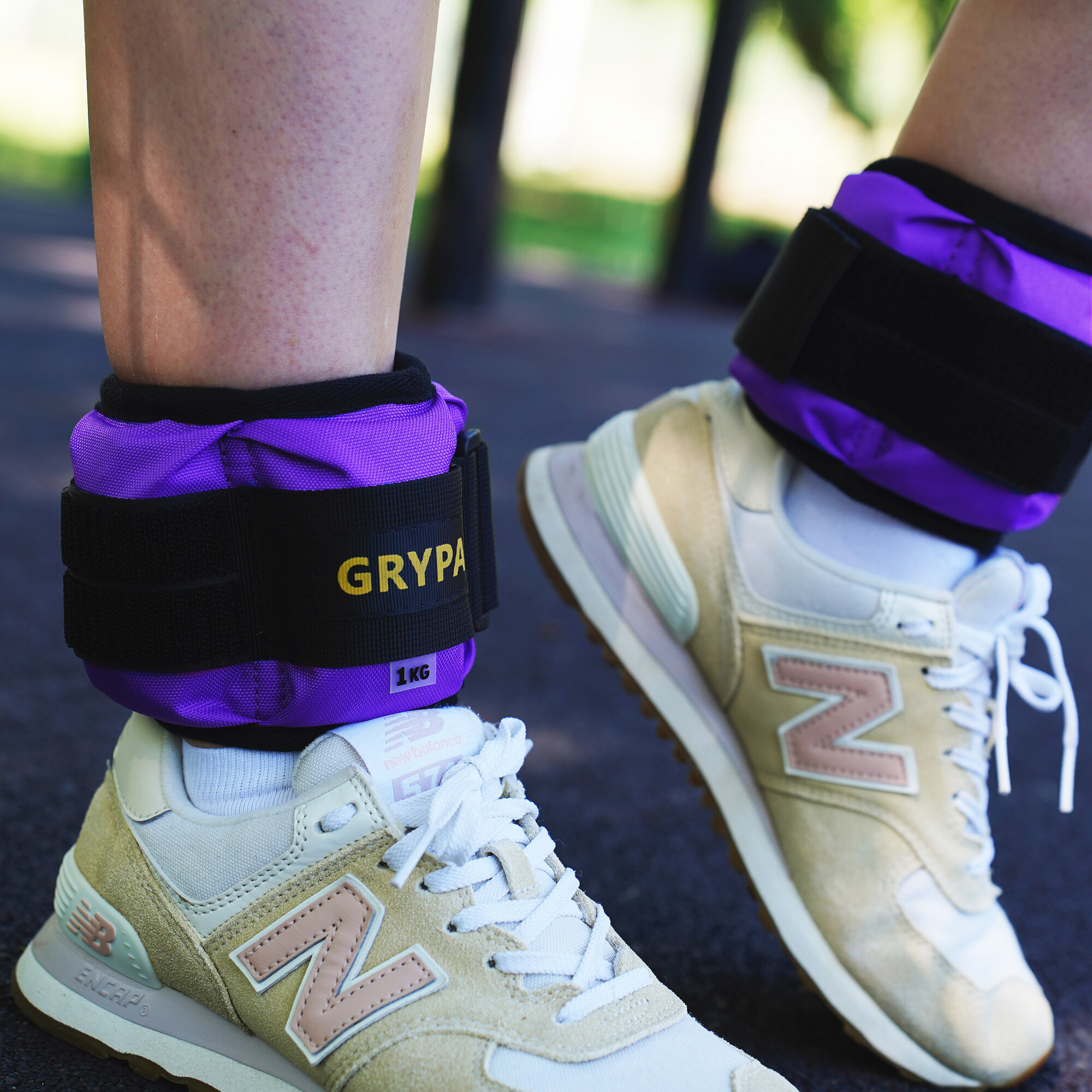 Утяжелители 2шт по 1 кг GRYPA сиреневый