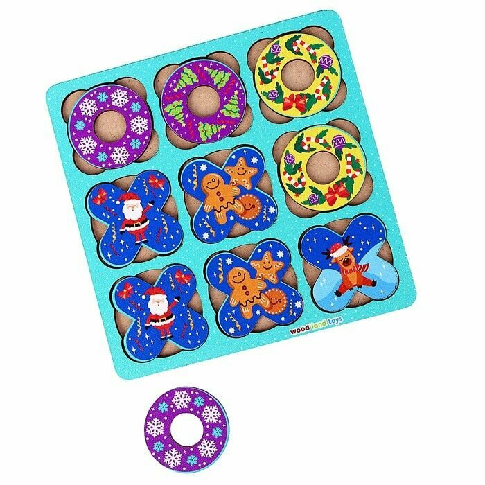 Настольная игра Крестики-нолики. Имбирное печенье