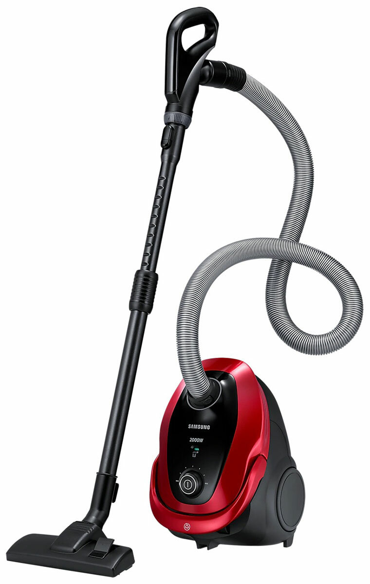 Пылесос напольный Samsung V-C20M253AWR красный