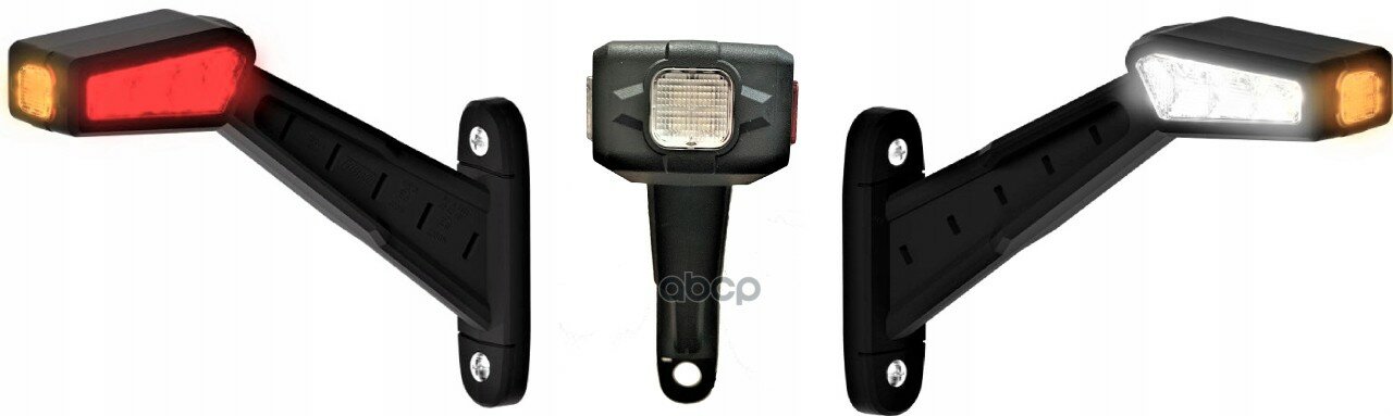 Фонарь габаритный! рожок RH LED 24V красн./бел./жел. наклон-й бок. навеска DAF Fristom арт. FT146PLED