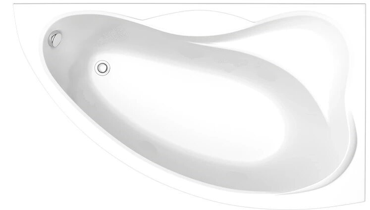 Акриловая ванна 150x90 см R Bas Вектра B00008