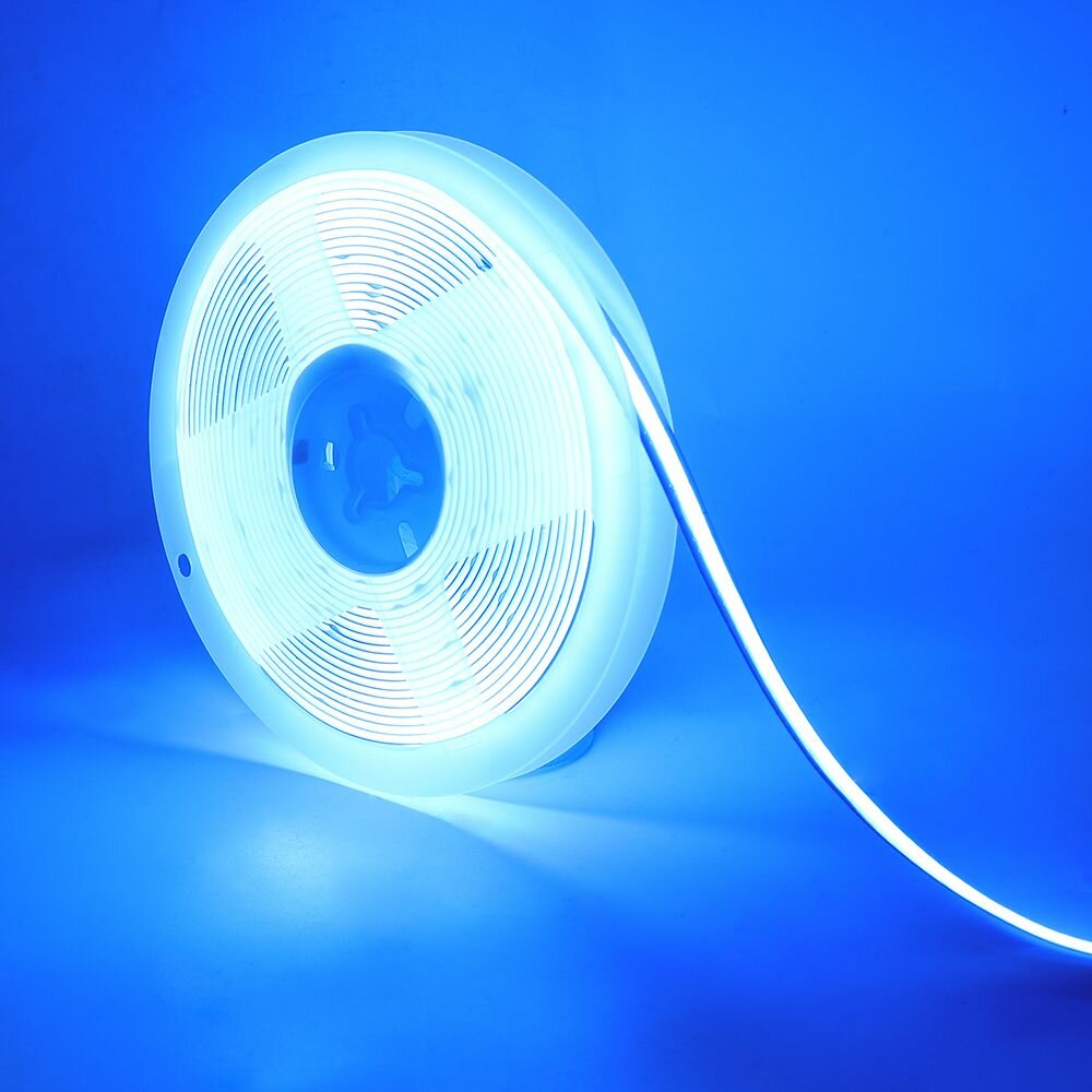 Светодиодная лента сплошного свечения COB Бренд DLED 2 метра 5V c USB разъемом, Синий