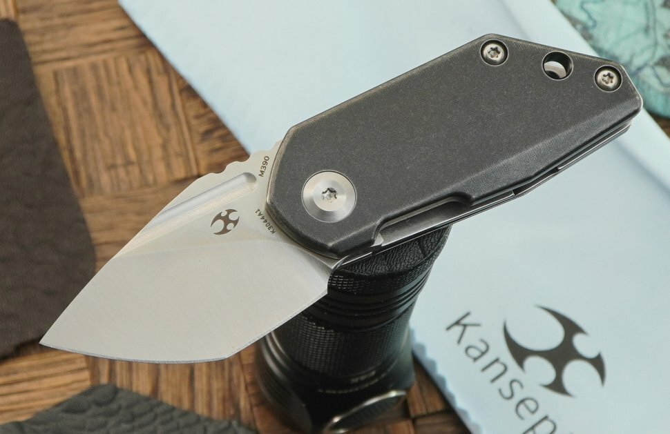 Складной нож Kansept Knives Rio, сталь Bohler M390, рукоять титан