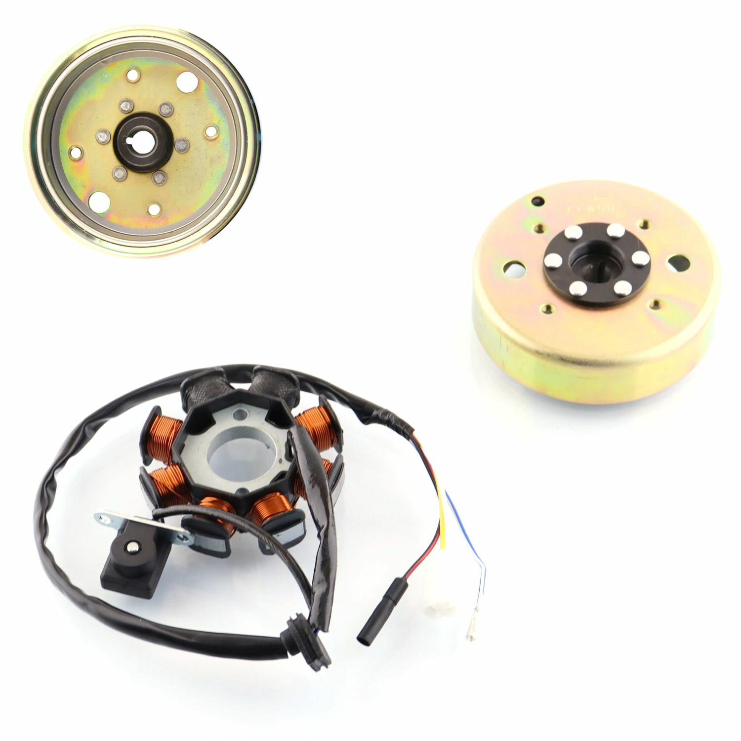 Генератор 4T GY6 50 (6+2 катушка) "BEEZMOTO"