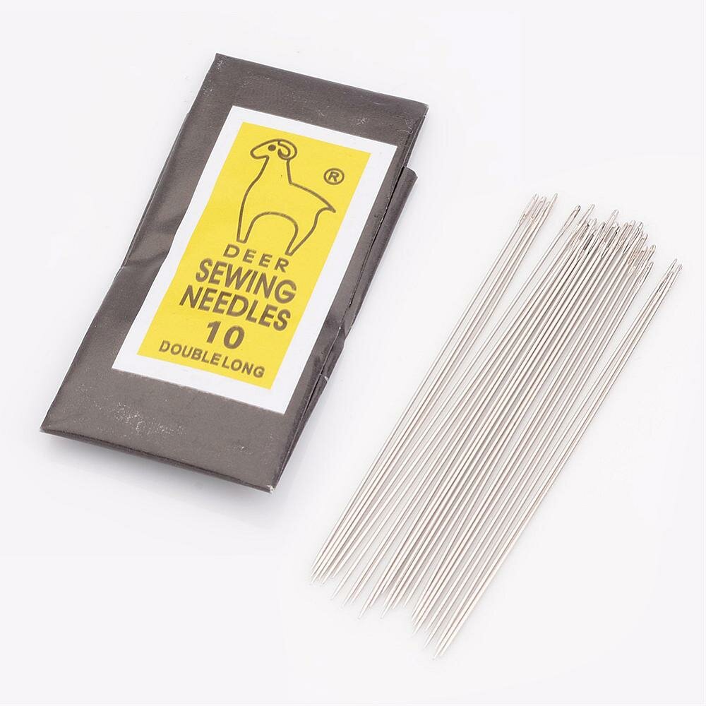Иглы бисерные, 52мм, Deer, №10, набор 25 шт.