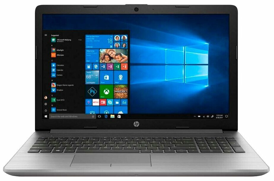 Ноутбук HP 250 G7 [8AC11ES] Silver 15.6"; Core i7-8565U, Нет, 16 Гб, Нет, 120 Гб