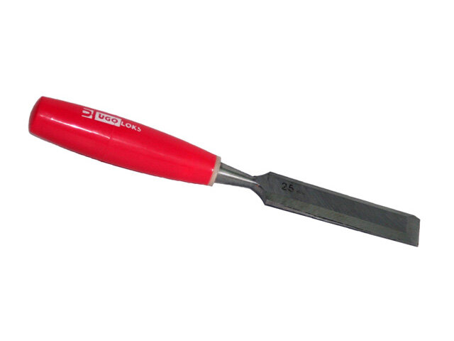 Стамеска UGO LOKS, 25мм, пластиковая ручка, высококачественная сталь